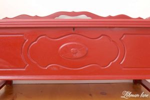Awesome DIY Red Cedar Chest Makeover - Wise Owl Chalk Synthesis Paint ...
