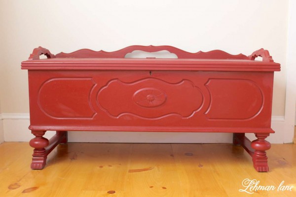 Awesome DIY Red Cedar Chest Makeover - Wise Owl Chalk Synthesis Paint ...