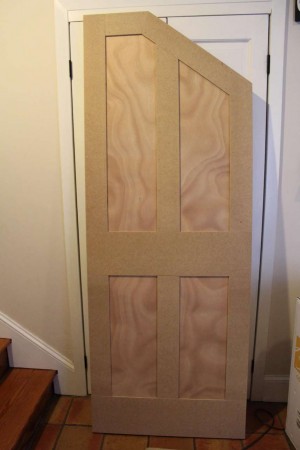 DIY How to Build an Angled Door for less than $100 that looks Awesome ...