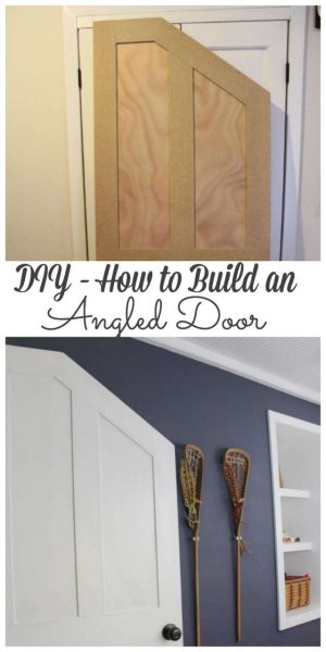 DIY How to Build an Angled Door for less than $100 that looks Awesome ...