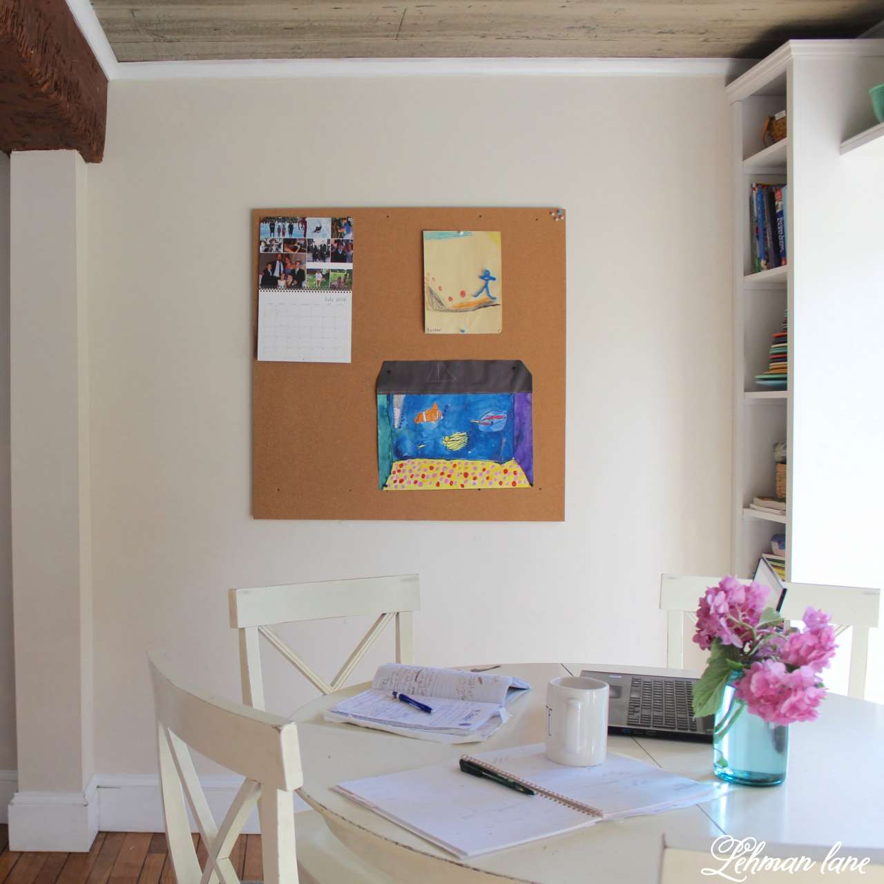 DIY Cork Board (What to Do with all of your Kids Artwork & Important ...