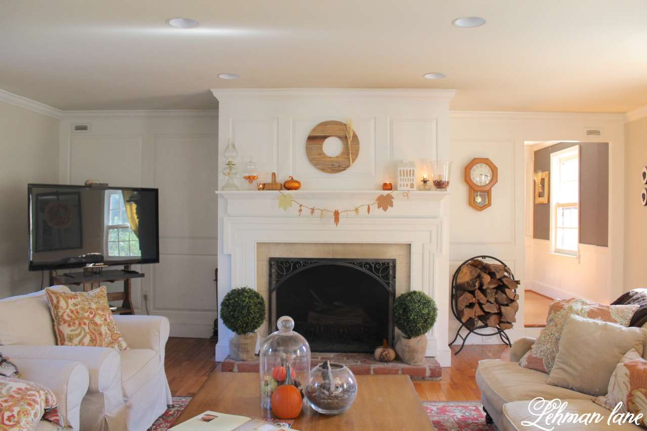 Beautiful Fall Farmhouse Decor & Fall Home Tour - Lehman Lane