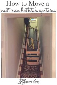 How to Move a Cast Iron Bathtub with 2 People Upstairs in 3 Easy Steps ...