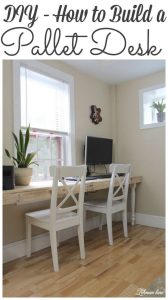 Incredible 8 Foot Long DIY Pallet Desk for $50 - Lehman Lane