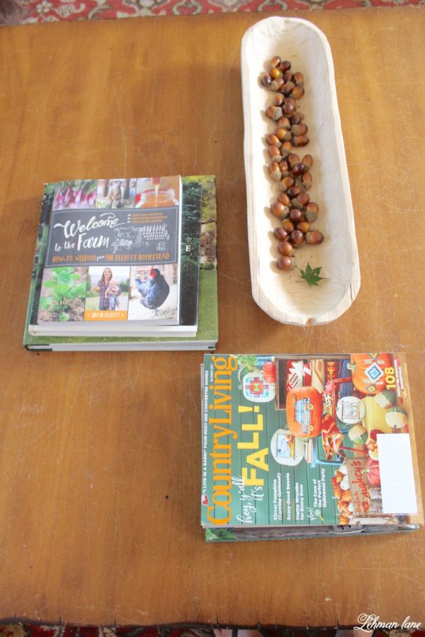 Farmhouse Fall Coffee Table Styling Tips (Back to Basics Home Decor ...