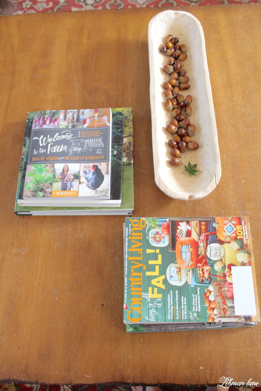 Farmhouse Fall Coffee Table Styling Tips (Back to Basics Home Decor ...