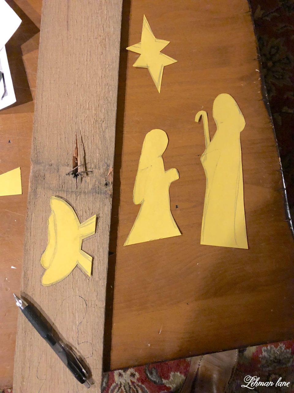 DIY Beautiful Christmas Pallet Nativity Sign for Christmas Decoration ...