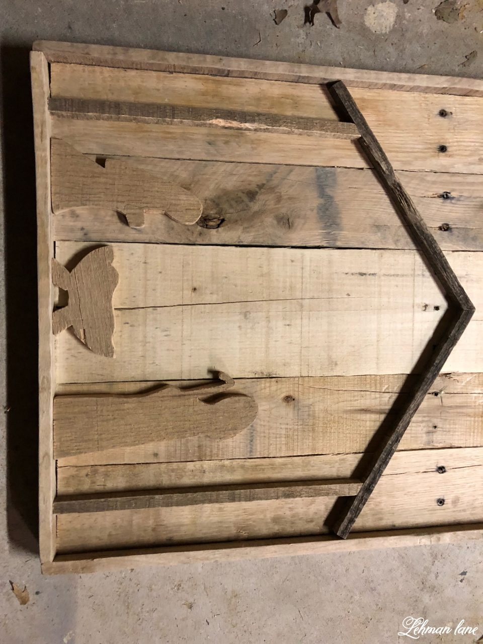 DIY Beautiful Christmas Pallet Nativity Sign for Christmas Decoration ...