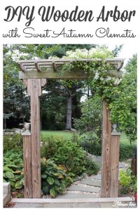 Fabulous DIY Wooden Arbor for the Garden Patio - Lehman Lane