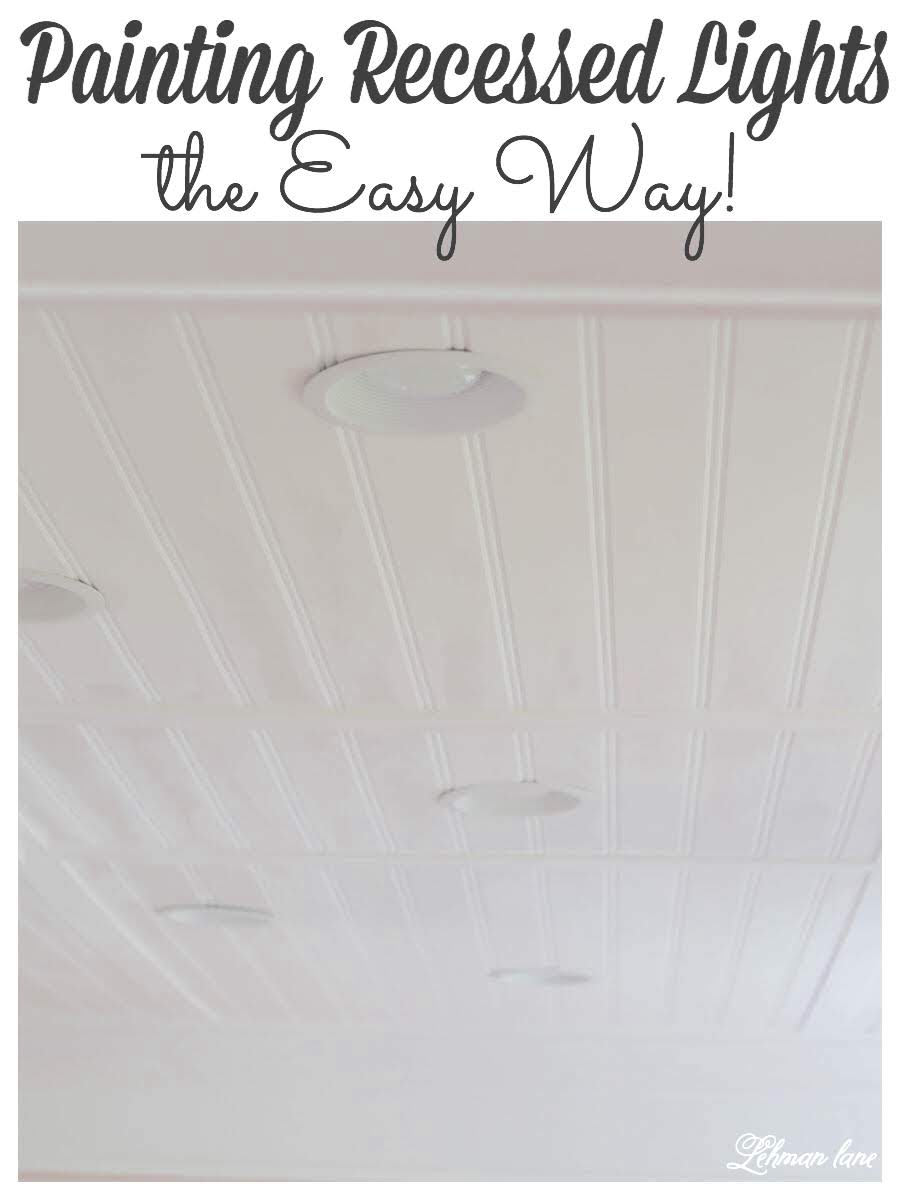 Easiest Way to Spray Paint Recessed Light Trim in 5 Mins