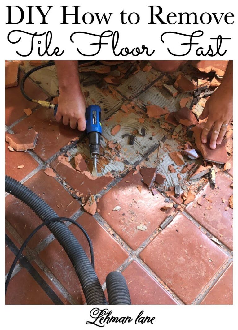 DIY - How to Remove Tile Floor Fast - Lehman Lane