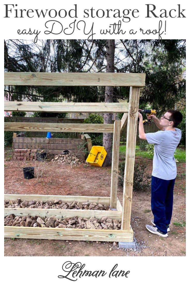 DIY Awesome Outdoor Wood Firewood Storage Shed for the Backyard in 8 ...