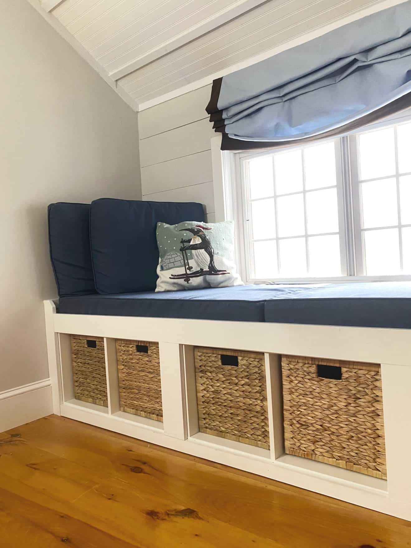 Super DIY Bench Window Seat Ikea Kallax Hack - Lehman Lane